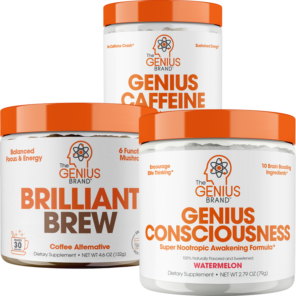 Genius Caffeine | Sustained Release Energy Capsules for All-Day Focus