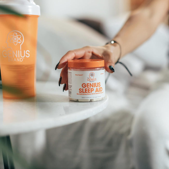 Genius Sleep Aid - Natural Formula for Deep Sleep & Adrenal Support
