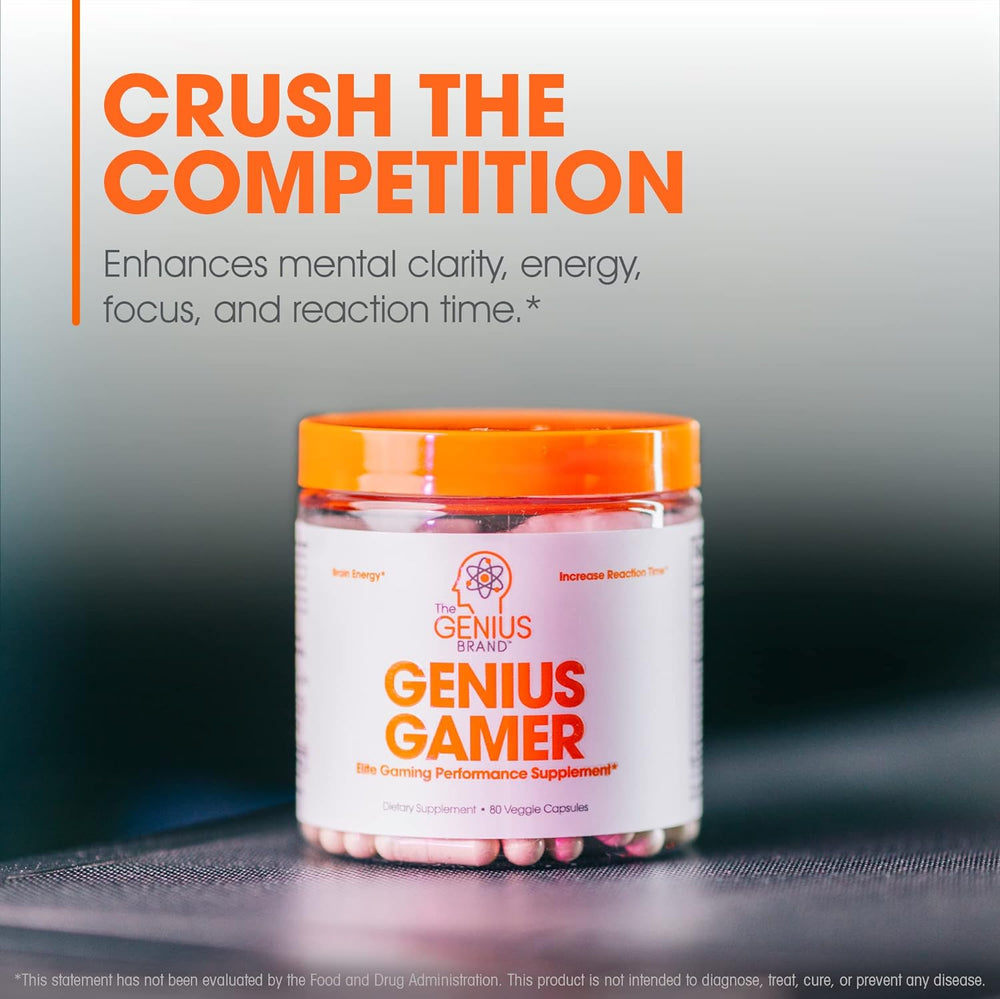 Genius Gamer - Elite Gaming Formula for Focus, Energy & Motivation