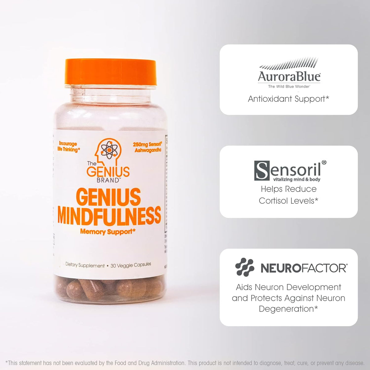Genius Mindfulness - Cognitive Booster & Stress Relief with BorealBlue
