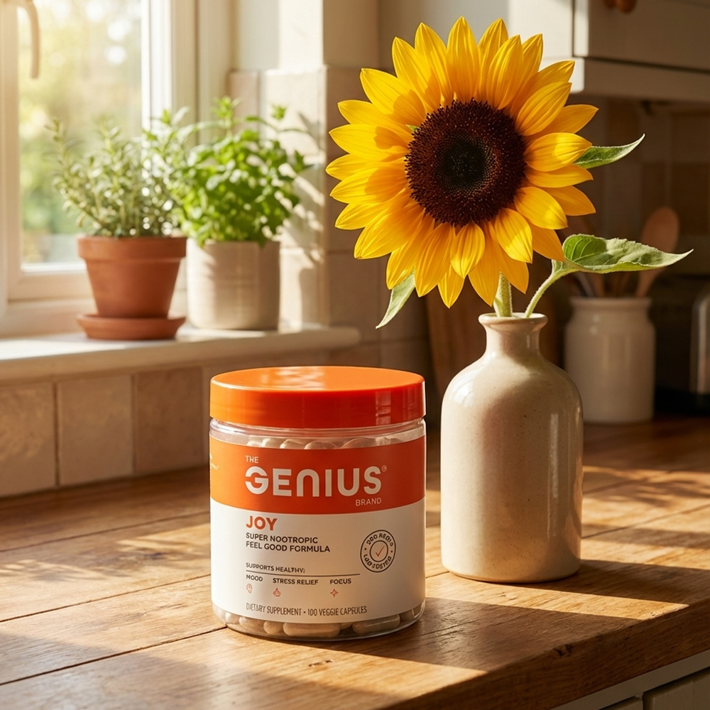 Genius Joy | Natural Mood Support & Focus Enhancer – The Genius Brand