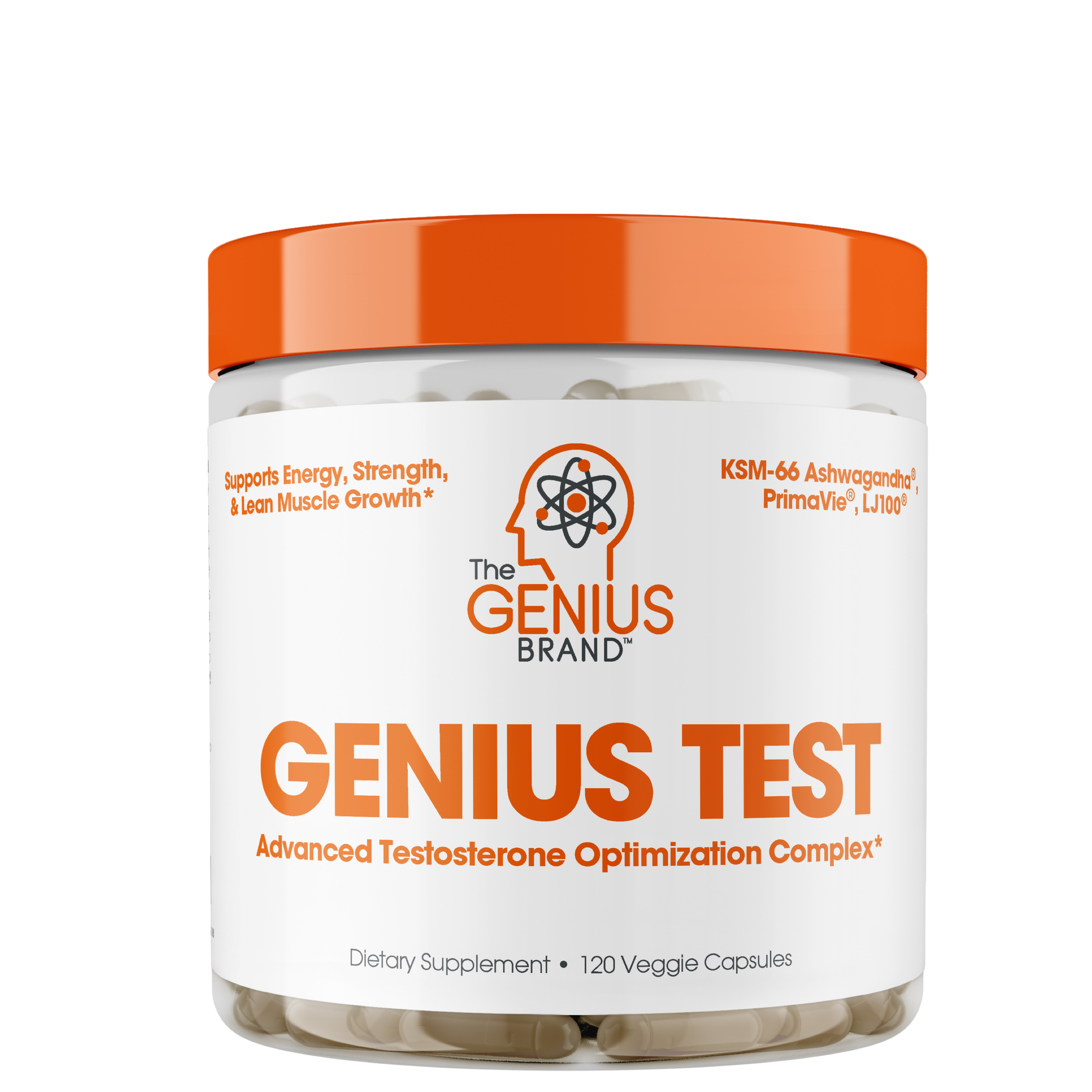 Genius Test - Advanced Testosterone Support w/ Ashwagandha & Shilajit