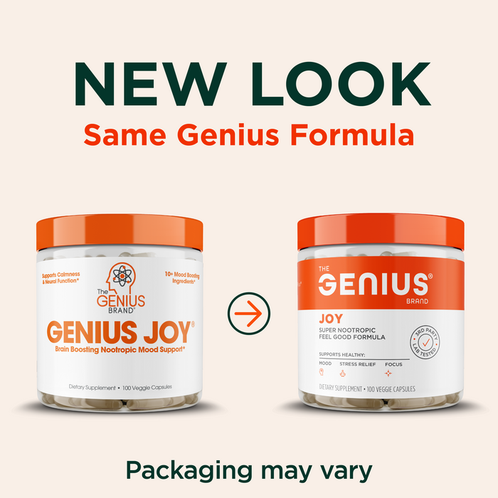 Genius Joy - Elevate Mood & Conquer Stress w/ Premium Nootropic Support