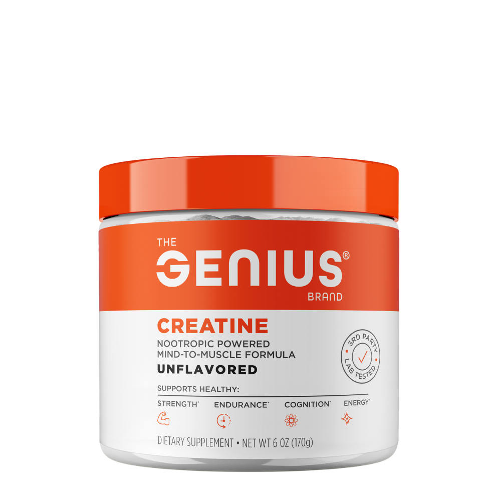 Genius Creatine w/ Creapure - Optimize Workouts for Strength & Endurance