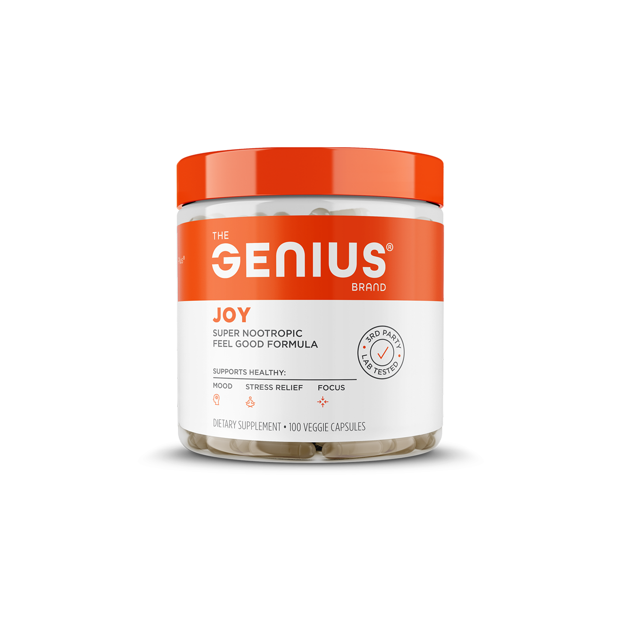 Genius Joy | Natural Mood Support & Focus Enhancer – The Genius Brand