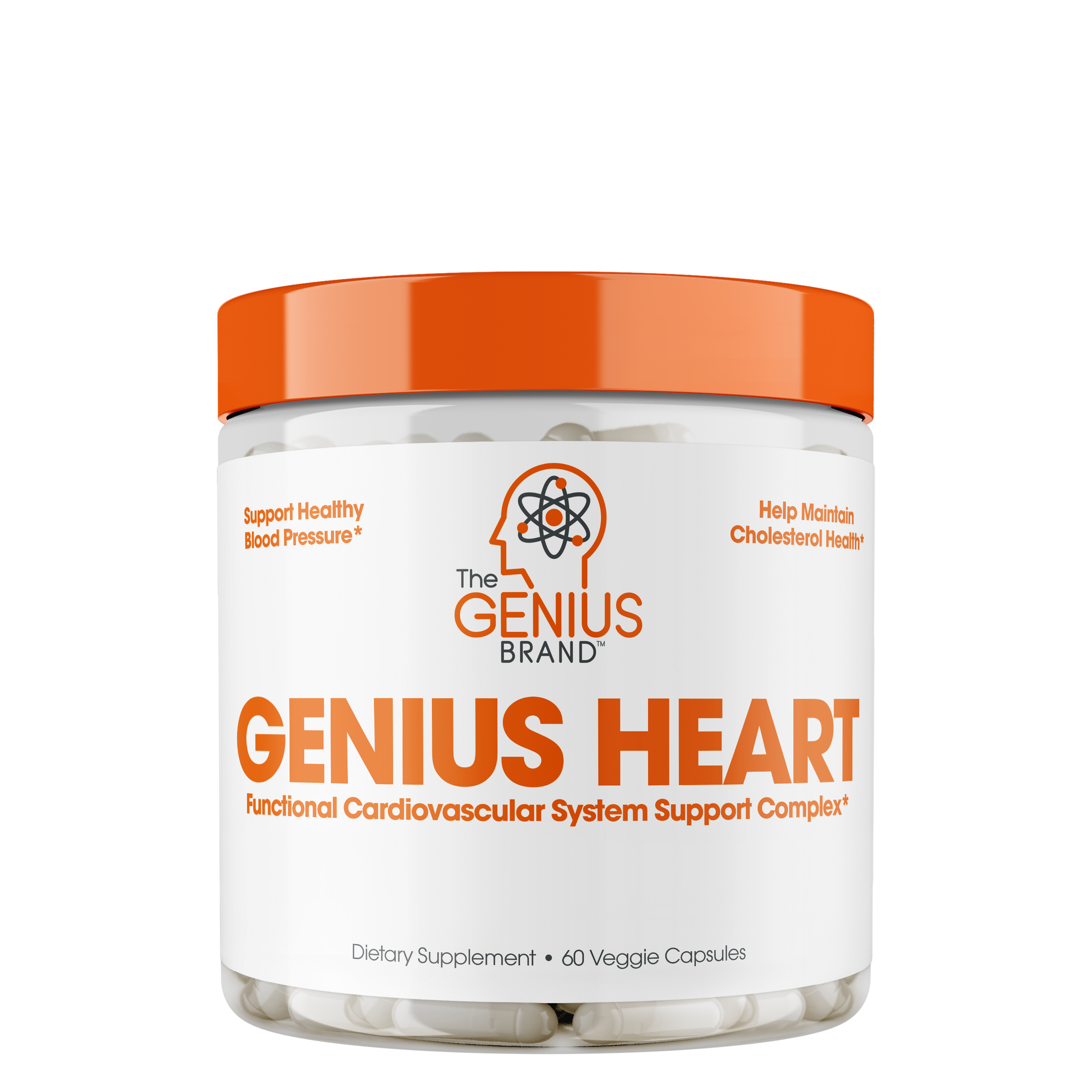 Genius Heart - Cardiovascular Support with CoQ10 & Grape Seed Extract